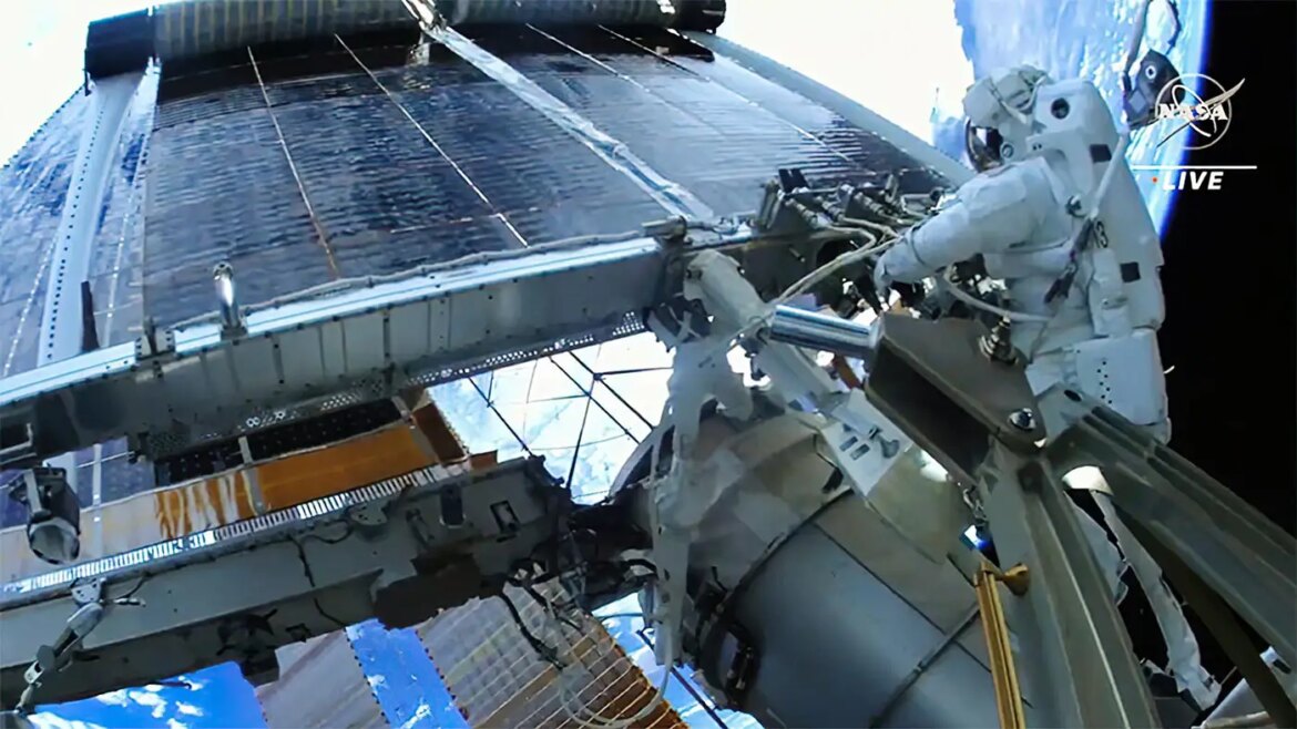 Power Leap: NASA Spacewalkers Successfully Install New Solar Array on ...